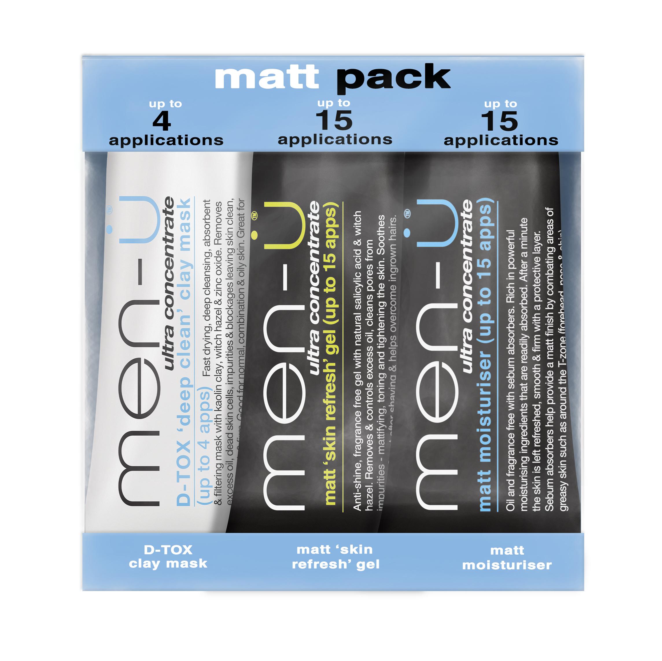 men-ü MATT PACK 3x15ml